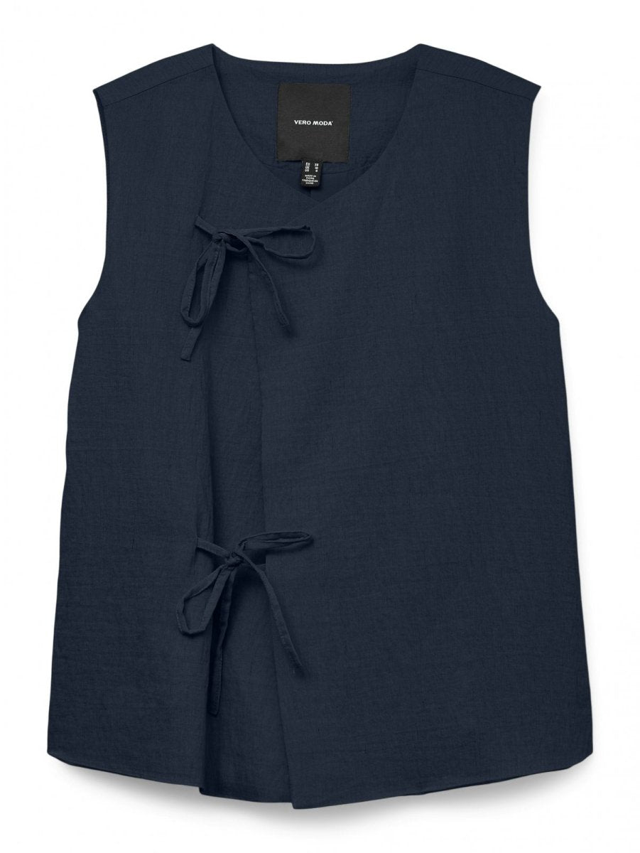 Γιλέκο με κορδόνια Vero Moda 10326935 - Μπλε σκούρο – thefashionproject.gr